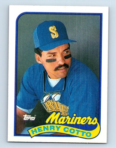 1989 Topps Henry Cotto Seattle Mariners #468 | eBay