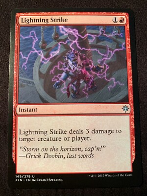 MTG Magic 1x x1 - Lightning Strike Ixalan Ed NM-Mint (Avl 4) | eBay