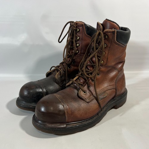 Red Wing SuperSole Steel Safety Toe Boot Leather 2408 ASTM F 2413-05 8. ...