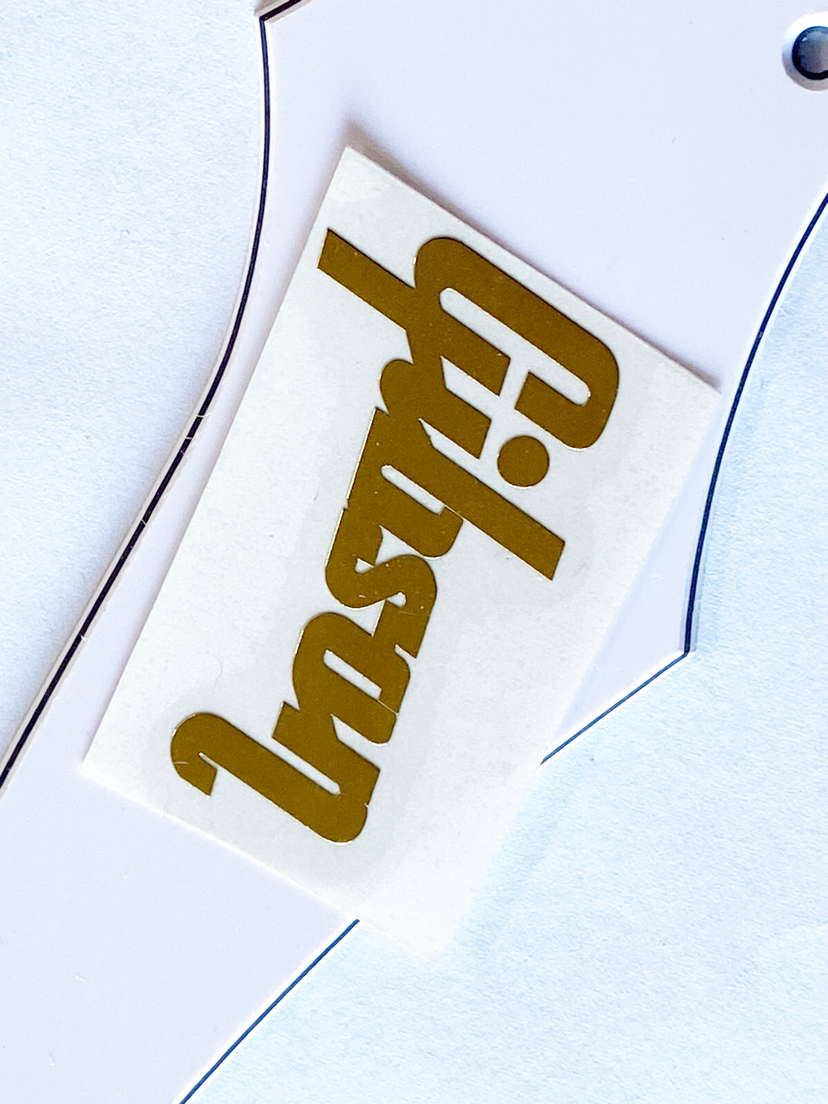 For Gibson Firebird"Logo"Truss Rod Cover+Gold Decal Guitar Pickguard 3 ...