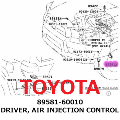 【NEW】Toyota Genuine DRIVER, AIR INJECTION CONTROL 89581-60010 | eBay