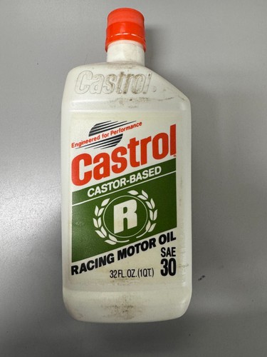 VINTAGE CASTROL R-30 CASTOR-BASED SYNTHETIC RACING OIL 32 FL. OZ (1QT ...