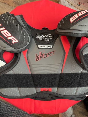 bauer jr large shoulder/chest pads for sports | eBay