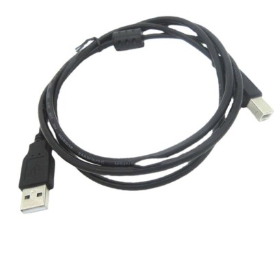 Black Usb 2.0 Printer Cable - Usb To Printer Connector With Pure Copper ...