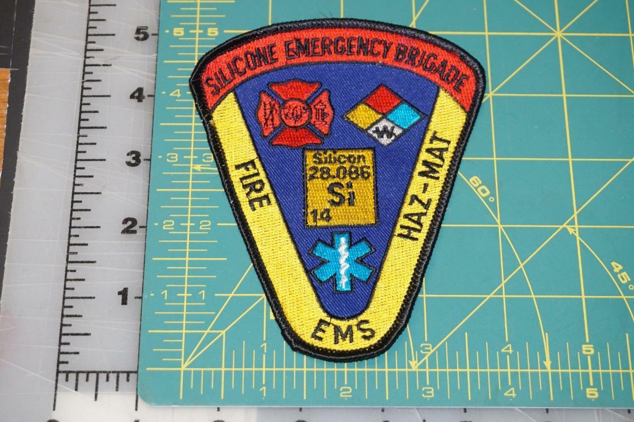 Silicone Emergency Brigade Fire EMS Haz-Mat Patch (736) | eBay