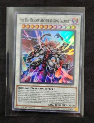 Hot Red Dragon Archfiend King Calamity ERROR HOLO BLEED YU-GI-OH! TCG ...