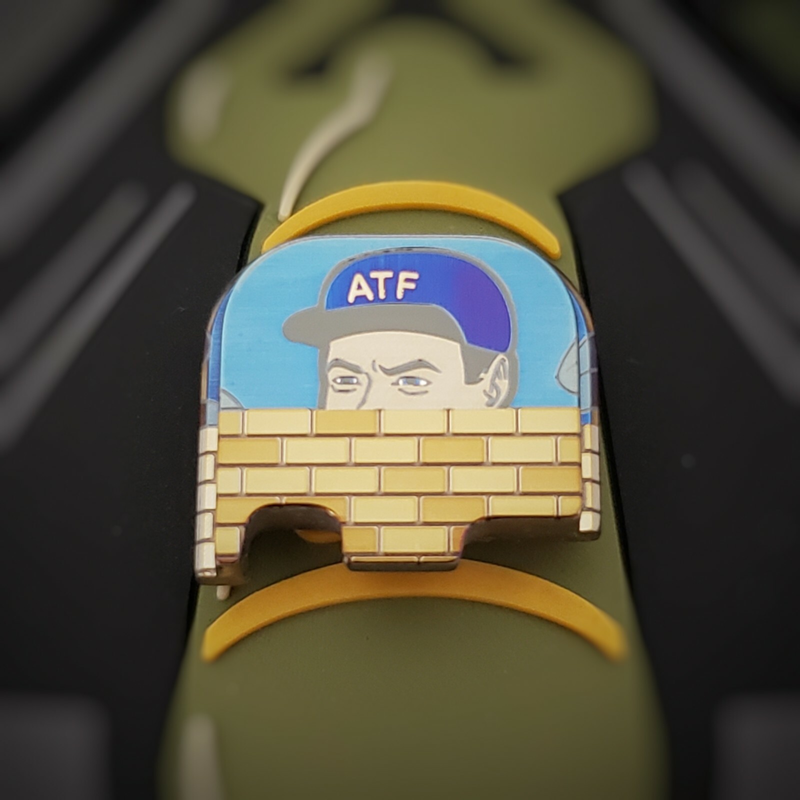 Titanium Glock Back plate fits 43, 43X, 48 - BigGov ATF design | eBay