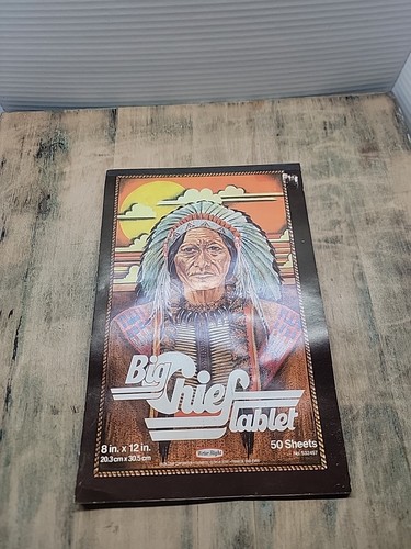 Big Chief Tablet / Vintage Writing Paper 8x12 Write/ Right Franklin ...