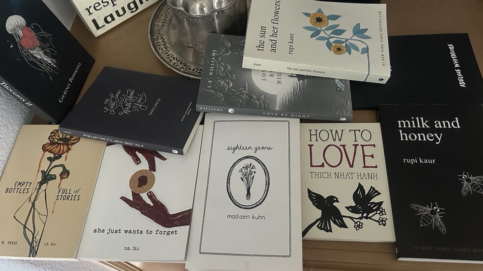 Lot of 10 Modern Poetry PB Books Rupi Kaur, RH Sin, Dawn Lanuza, Thich ...