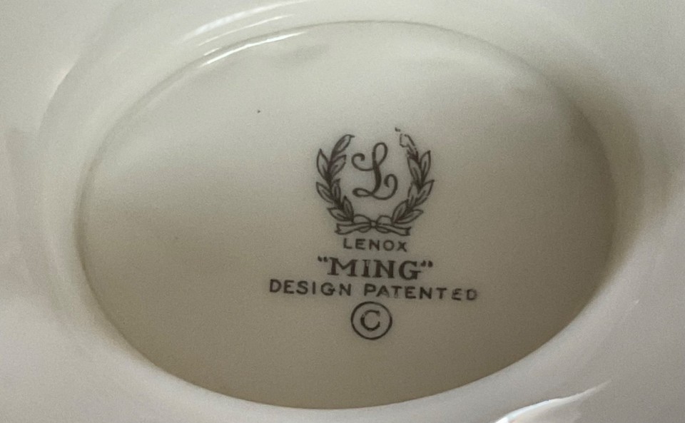 Lenox China Ming Birds Teapot & Lid Shape 742 Tea Pot Black Mark 6 ...