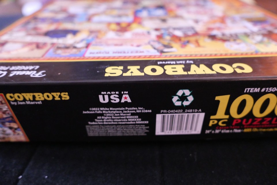 WHITE MOUNTAIN LOT OF 8 1000-pc puzzles WONDERFUL VARIETY - ALL ...