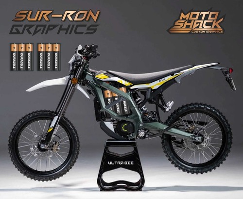 Battery Graphics for Sur-Ron Ultra Bee Surron Wrap Sticker Duracell ...
