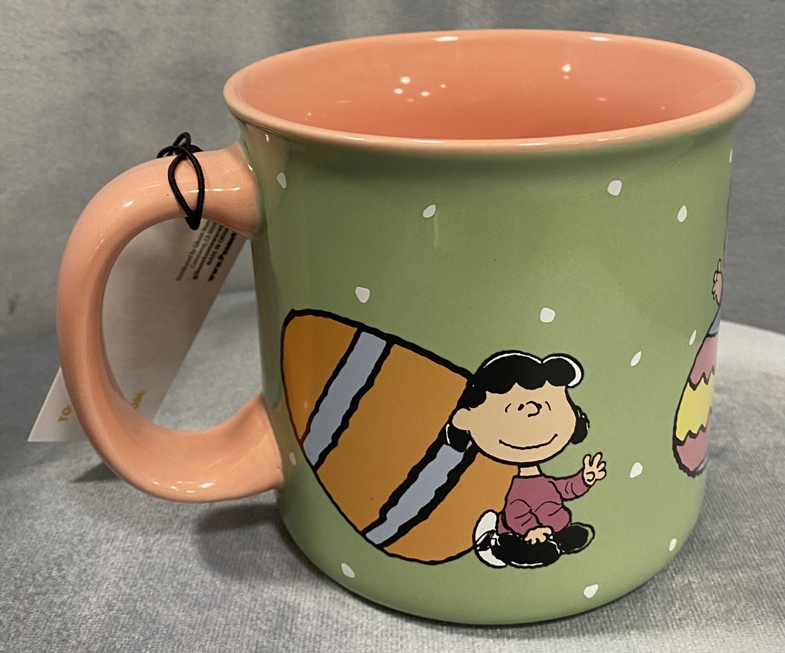 2024 Peanuts Gang Charlie Lucy Linus Easter Eggs Large Camper Coffee ...