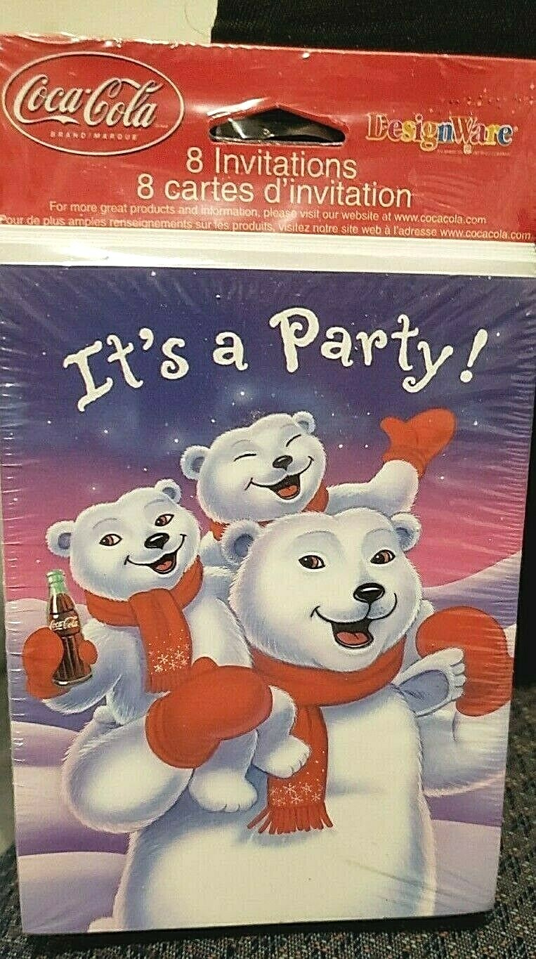 Coca Cola Party Invitations