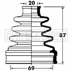 REAR CV JOINT BOOT KIT for SUBARU SUZUKI | eBay