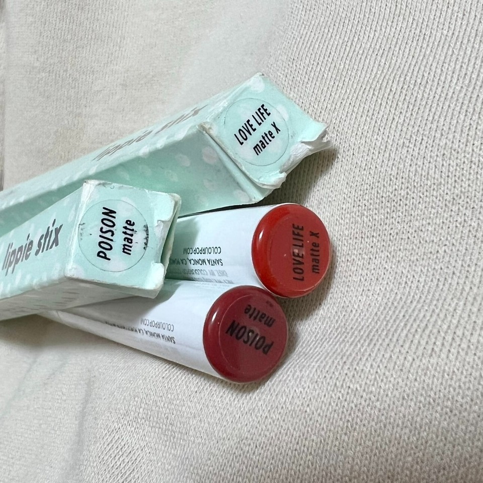 Set Duo x Colourpop Lippie Stix Lipstick # Poison & Love Life Matte 0 ...