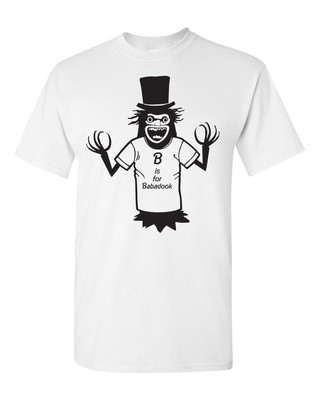 The Babadook Dook GAY LGBT Horror Movie Scary Halloween Men's Tee Shirt ...