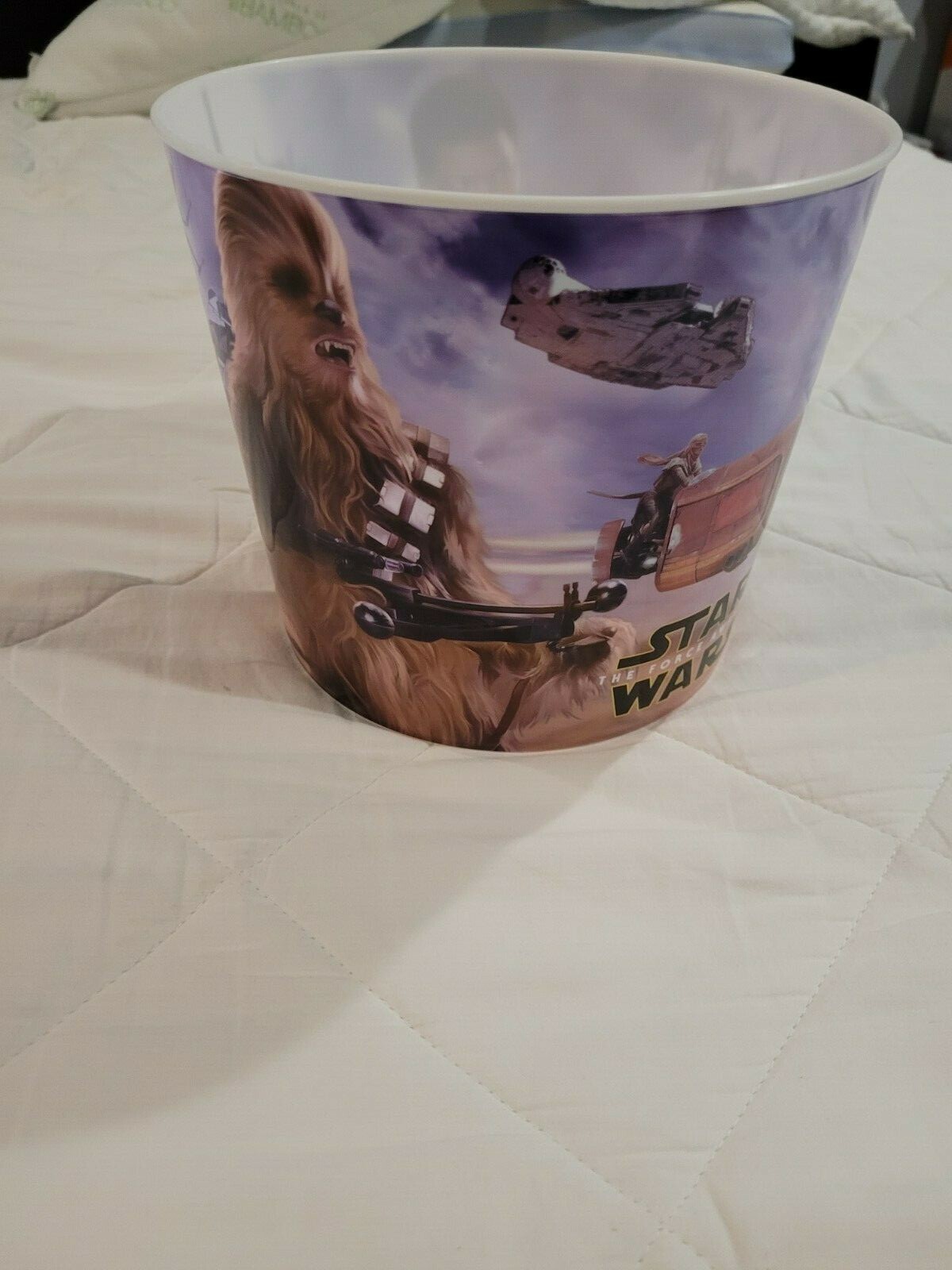 Star Wars The Force Awakens plastic 2015 popcorn bucket | eBay