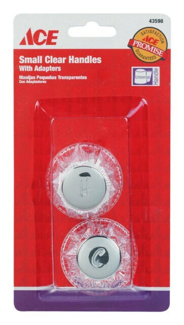 ACE 43598 Universal Small Clear 10 Point Handles with Adapters | eBay