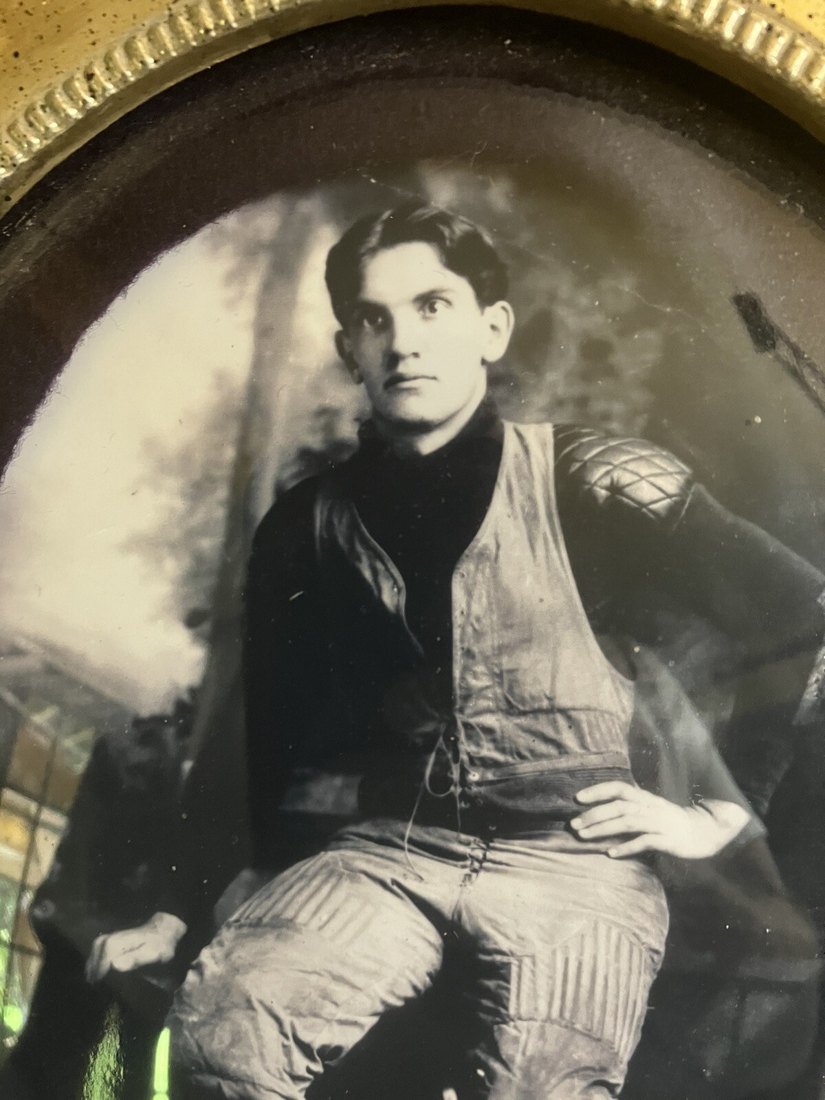 Vintage American Football Print, George ‘Germany’ Schultz,Glass Frame ...