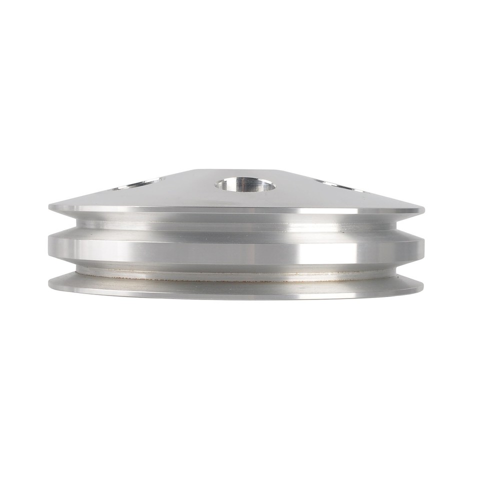 For Chevy GM Polished Saginaw Power Steering Pump & 2 Groove Keyway ...