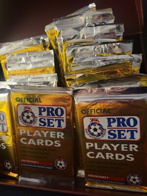 1991/92 PRO SET SOCCER 1 SEALED PACK 1 FOOTBALL | eBay