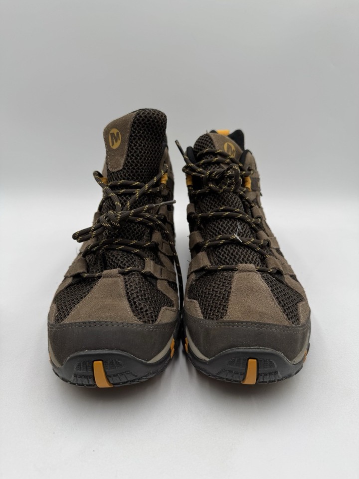 Merrell Alverstone Merrell Stone Mid-Top Waterproof Hiking Boots Men's ...