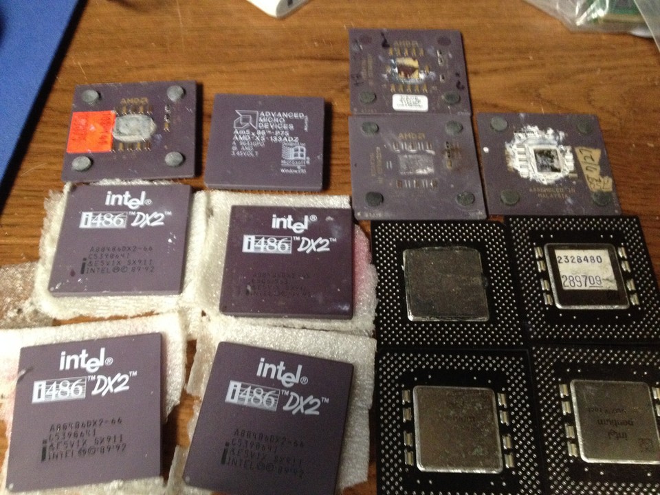 Lot Of 13...Intel...Ceramic...CPU..Scrap..For Gold Recovery...9OZ.. | eBay