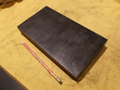 BLACK DELRIN BAR machinable plastic flat sheet stock 1-1/4" x 5-1/4" x ...
