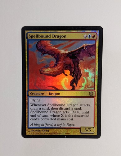 Spellbound Dragon Foil NM Alara Reborn Magic The Gathering MTG #90/145 | eBay