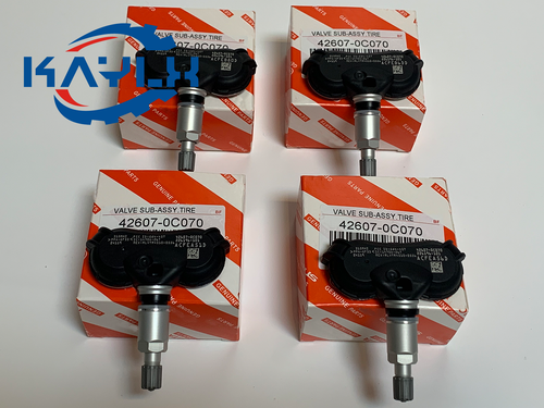 4PCS Genuine OEM TPMS 42607-0C070 Tire Pressure Sensor For SiennaTundra ...