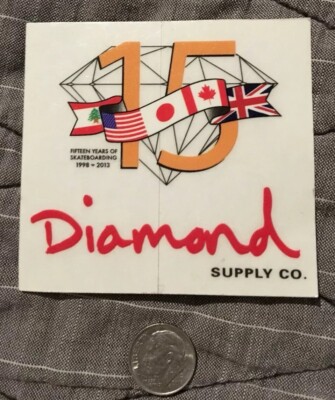 Diamond 15 Years Sticker DGK LRG Hundreds Obey Primitive Skateboards | eBay