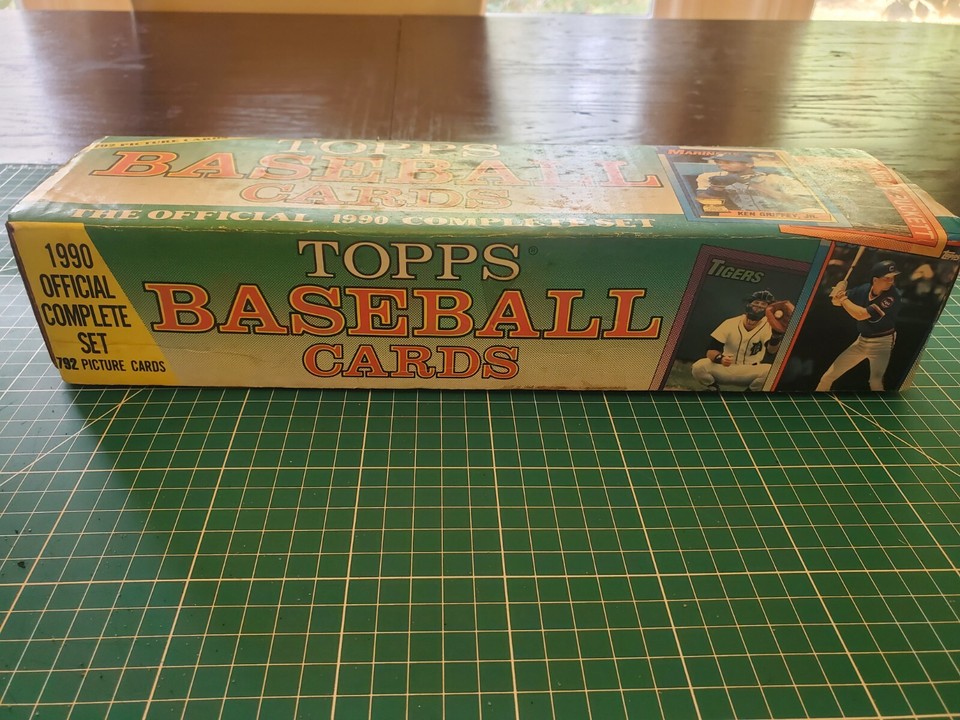1990 Topps Baseball Cards Complete Set 1-792 Mint Sealed in Original ...