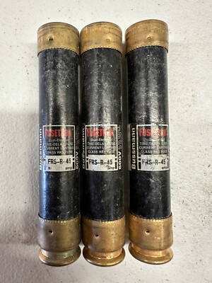 Fusetron FRS-R-45 Time Delay Fuse, Lot Of 3 | eBay