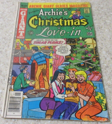 Archie Giant Series #466 Archie Christmas Love-In (VG 4.0) 1978 Now ...