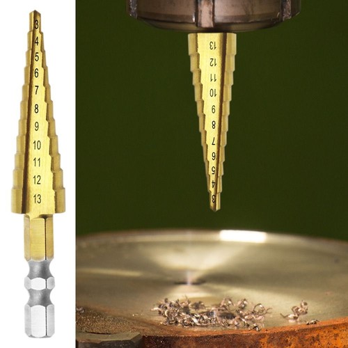 Shank High-speed Steel Twists Bit Ladder Drill Gold Pagoda Drill Step ...