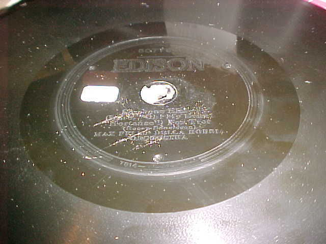 EDISON 10 In. RECORD # 50776 GREEN BROS. NOVELTY BAND MAX FELL'S DELLA ...