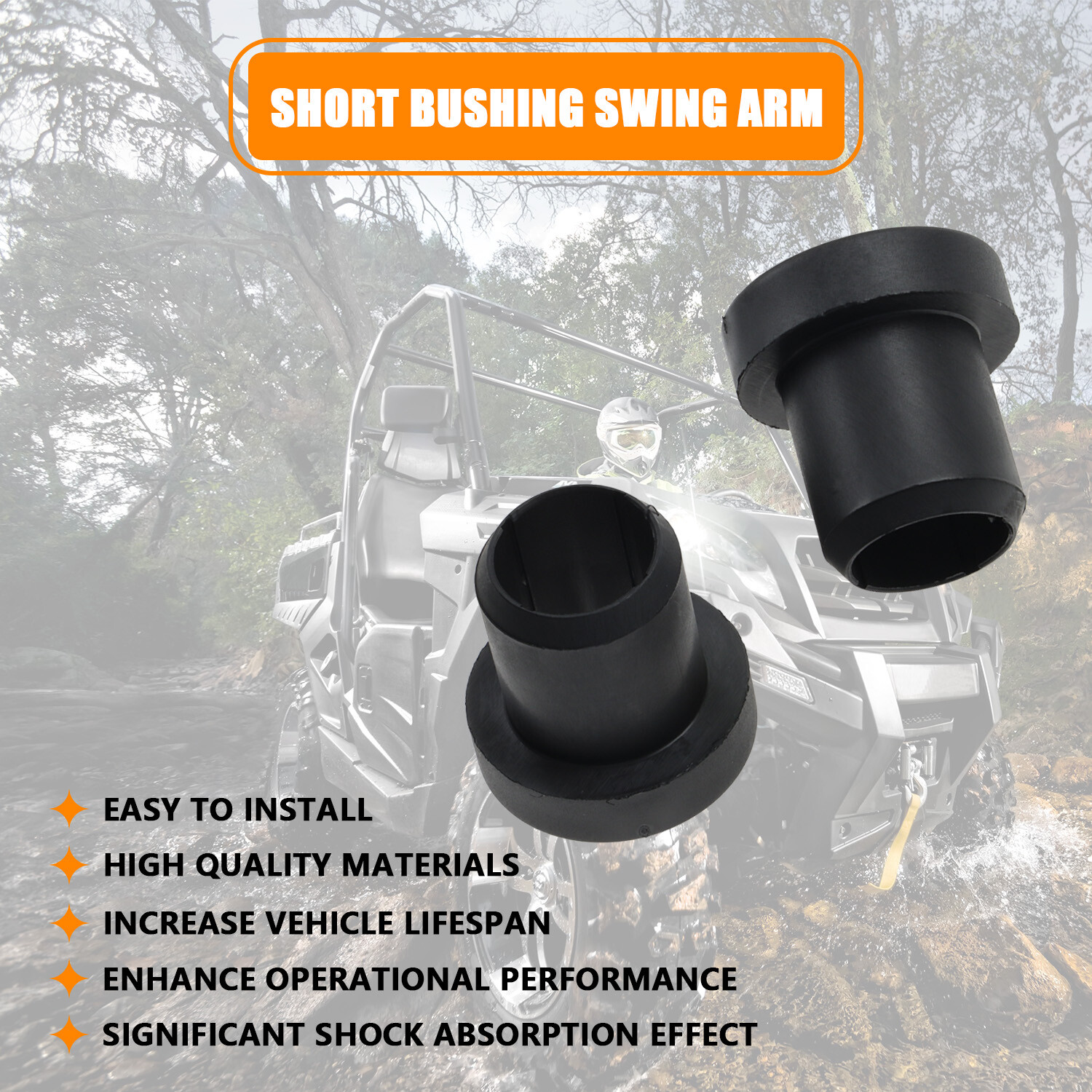 Set of 2 Rocker Arm Buffer Bushing Fit for 2015-2020 Cfmoto Z Force 800 ...