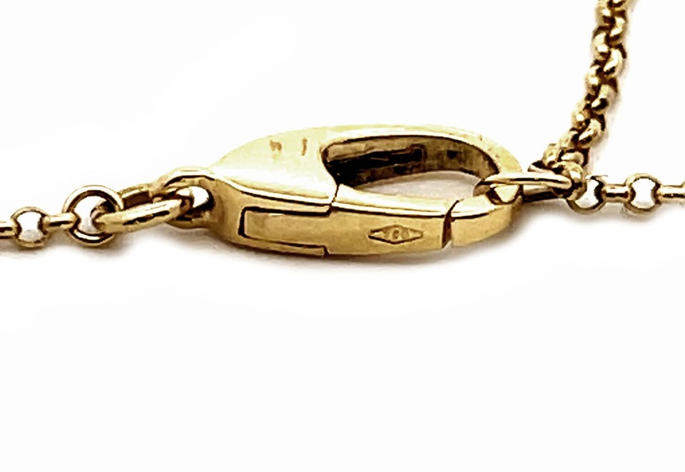 Bvlgari Engraved Onyx 18k Yellow Gold Round Bezel Pendant & Chain ...