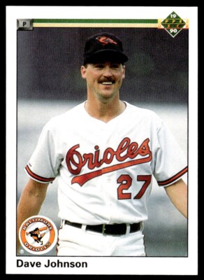 1990 Upper Deck Baseball Card Dave Johnson Rookie Baltimore Orioles ...