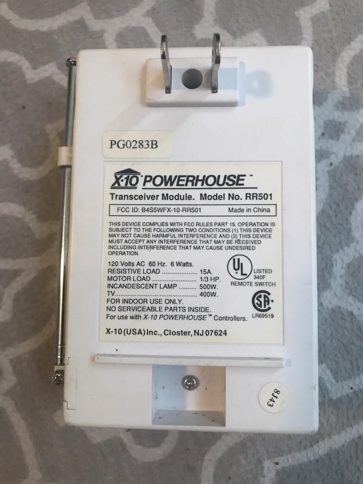 X-10 Powerhouse Transceiver Module RR501 | eBay