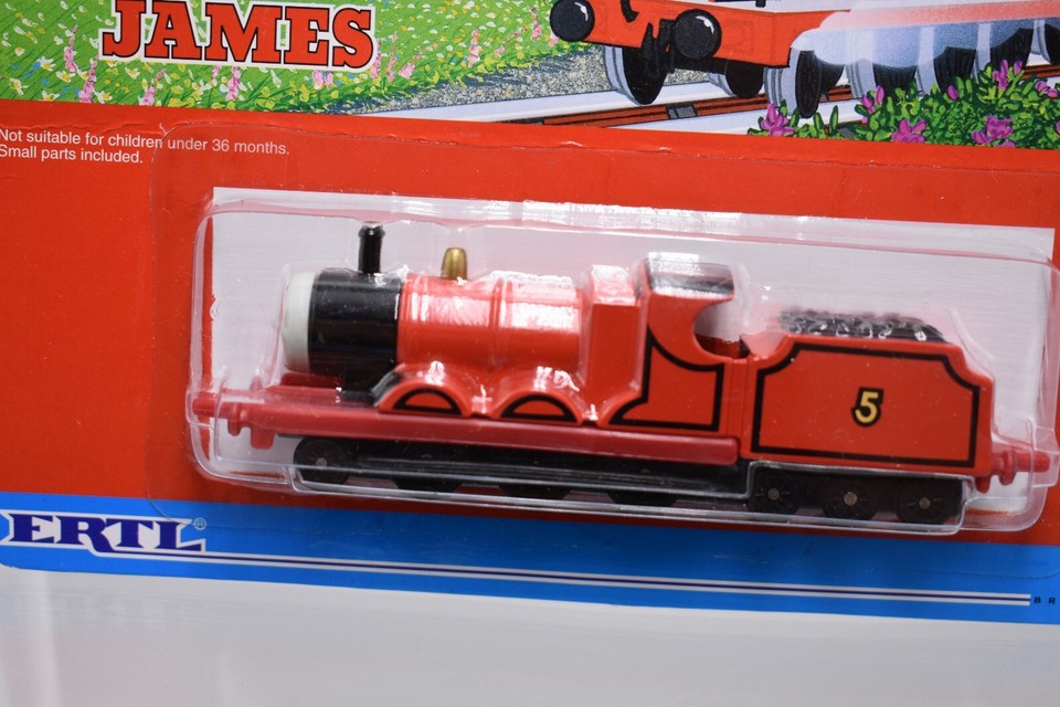 James Red Engine ERTL Diecast Train 1993 Thomas the Tank Train Vintage ...
