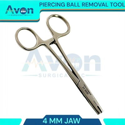 Dermal Anchor Tube Hemostat Forceps for Dermal Tops 3mm Size - Piercing ...
