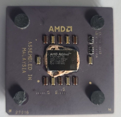AMD ATHLON/1 GHz/1000Mhz/SOCKET 462/K7/54WATT/CPU/THUNDERBIRD/MODEL 4/A1000AMT3B | eBay