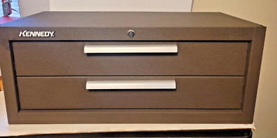 Kennedy Kits 2 Drawer Mechanics Machinist Riser Tool Box Middle Chest ...