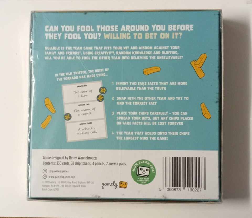 Gullible party Game | eBay UK