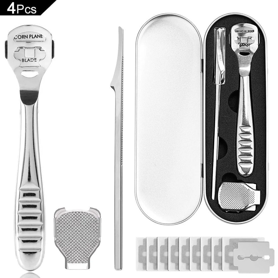 14 Pcs Pedicure Foot Shaver Callus Remover - Professional Heel Callous ...