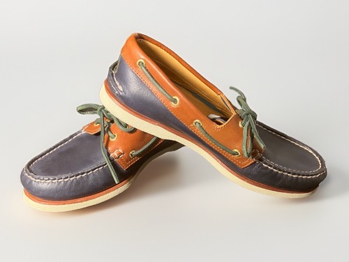 Sperry Top-Sider - Gold Cup Original Boat Shoes - Navy/Brn Lambskin ...