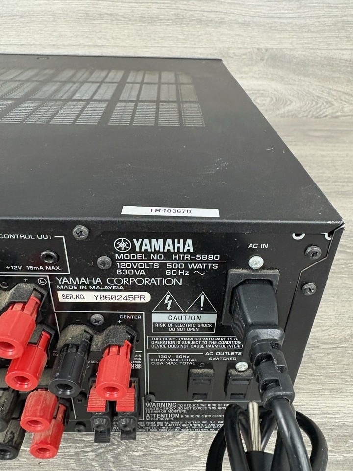YAMAHA HTR-5890 Natural Sound 7.1-Channel AV Receiver | eBay