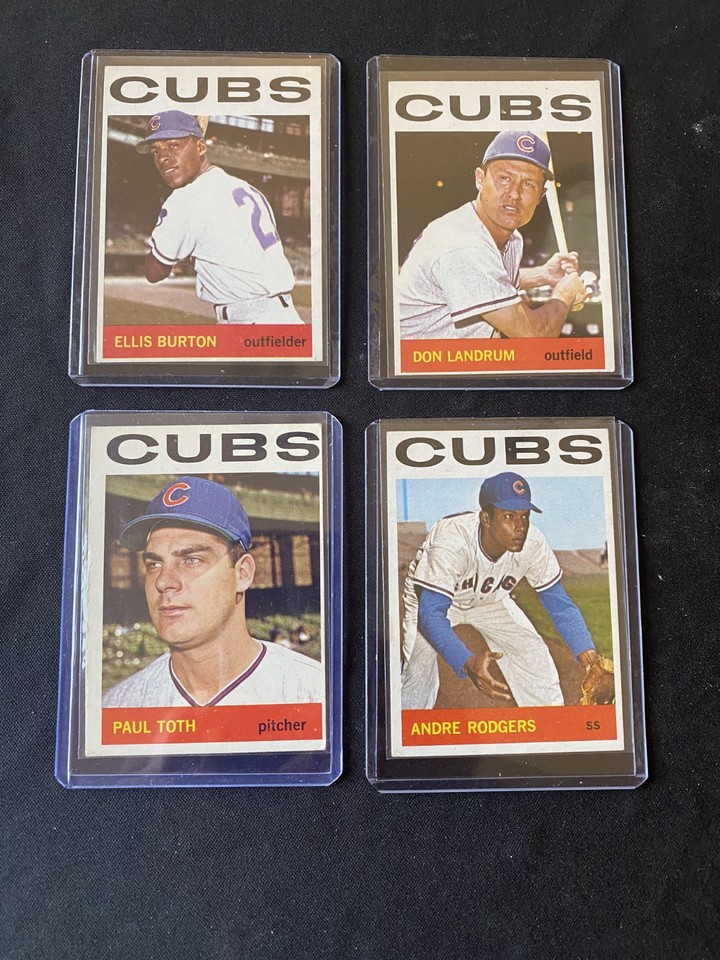 Lot 6 - 19 1964 Topps Cubs cards including Williams | eBay